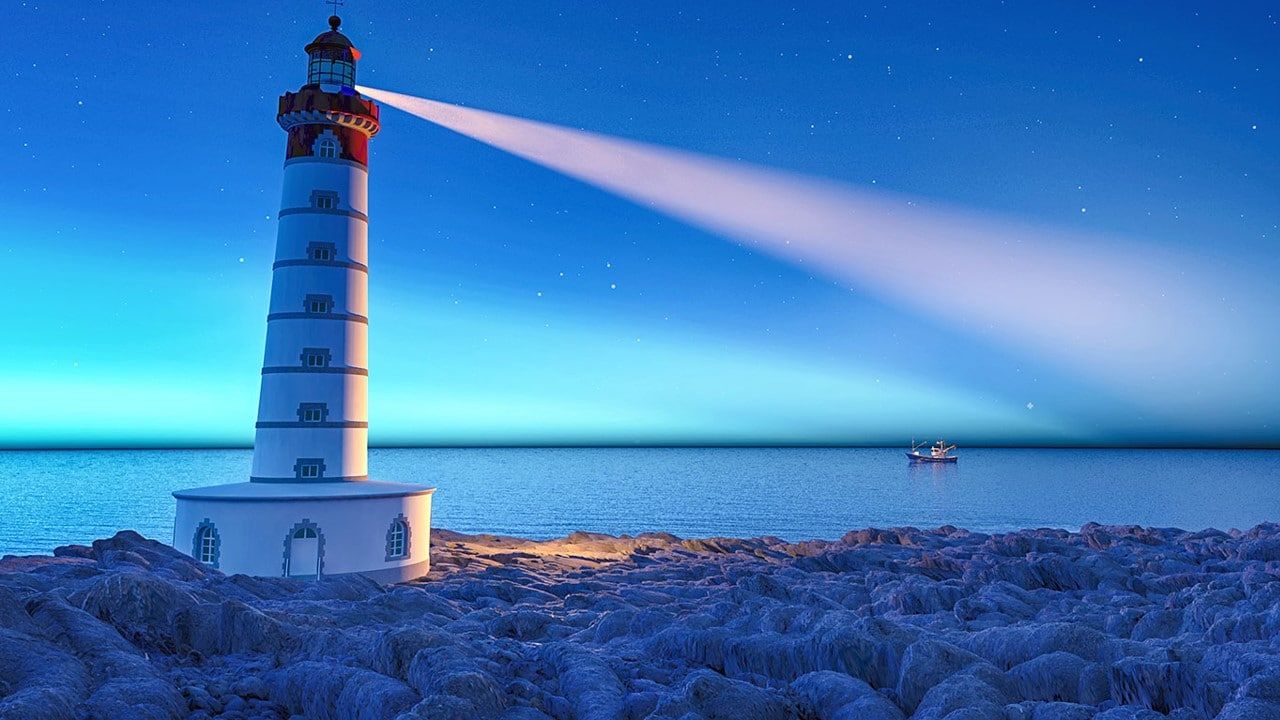 The Guiding Lighthouse by TusharK - os.me